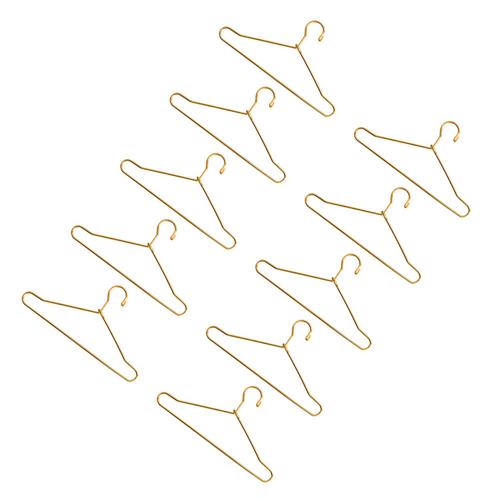 10 Pcs Toy Hanger Wardrobe Supplies Dolls Clothes Hangers Hooks Small ...