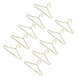 10 Pcs Toy Hanger Wardrobe Supplies Dolls Clothes Hangers Hooks Small ...