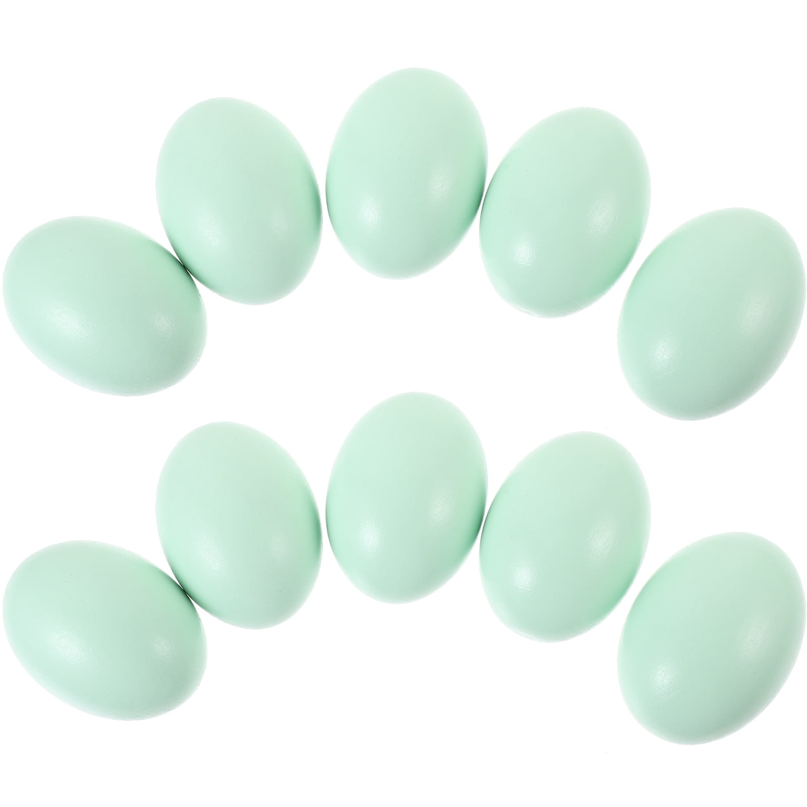 10 Pcs Toy Ornament Fake Eggs Kids Playset Realistic Chicken Eggs ...
