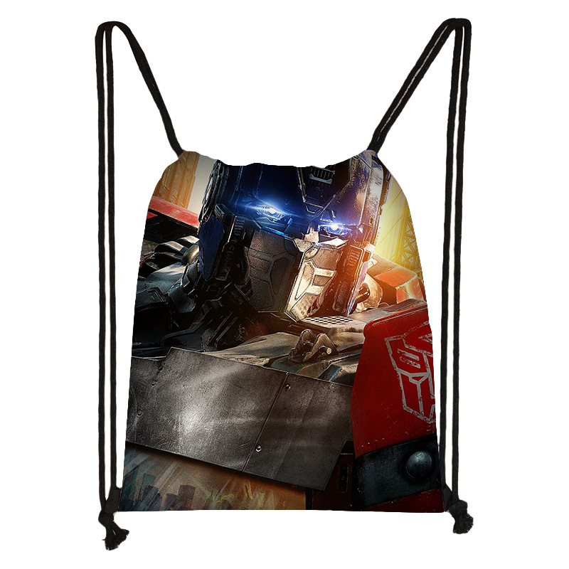 10 Pcs Trans formers Drawstring Bags Crash Trans formers Birthday Party ...
