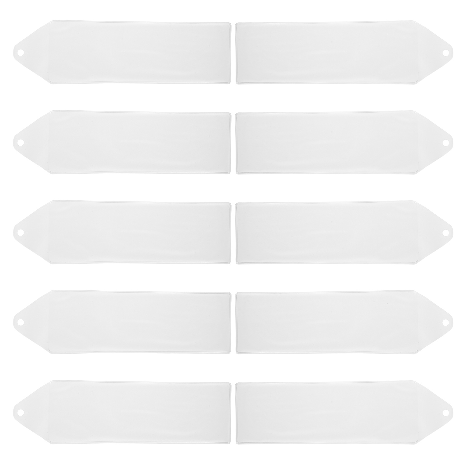 10 Pcs Transparent Bookmark Cover Bookmarks DIY Bookmark Crafts Clear ...