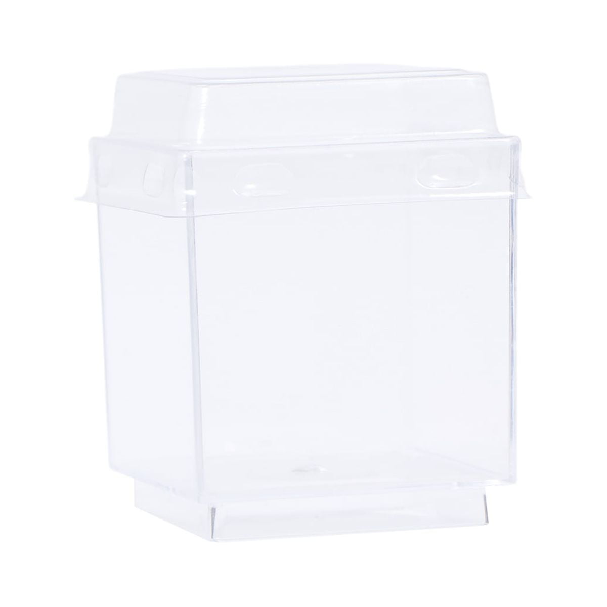 10 Pcs Transparent Dessert Cup Cups Mousse Square Disposable Containers ...