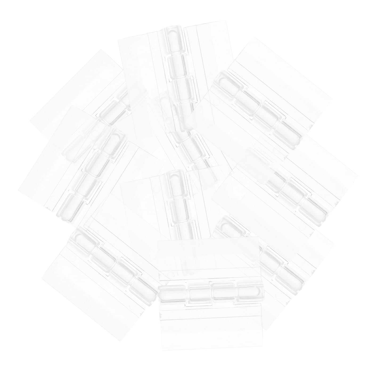 10 Pcs Transparent Hinge Cabinet Hinges Cabinet Door Hinges Small ...