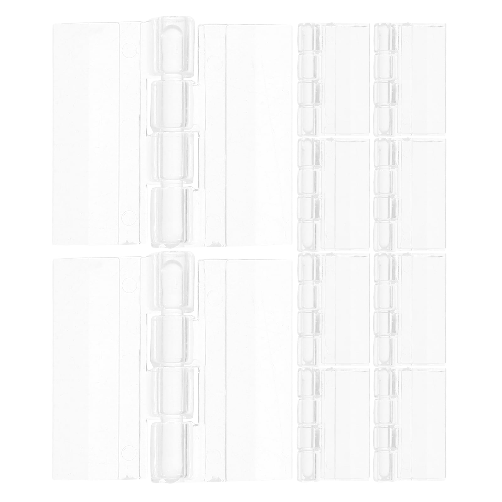 10 Pcs Transparent Hinge Cabinet Hinges Hinges for Crafts Table Hinge ...
