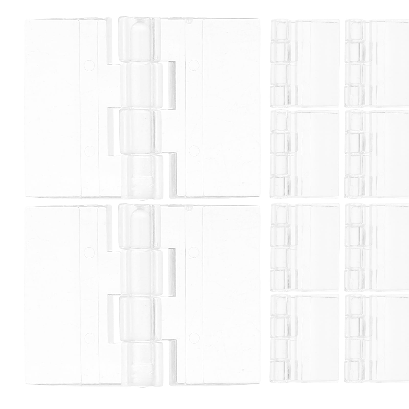 10 Pcs Transparent Hinge Cabinet Hinges Hinges for Crafts Table Hinge ...