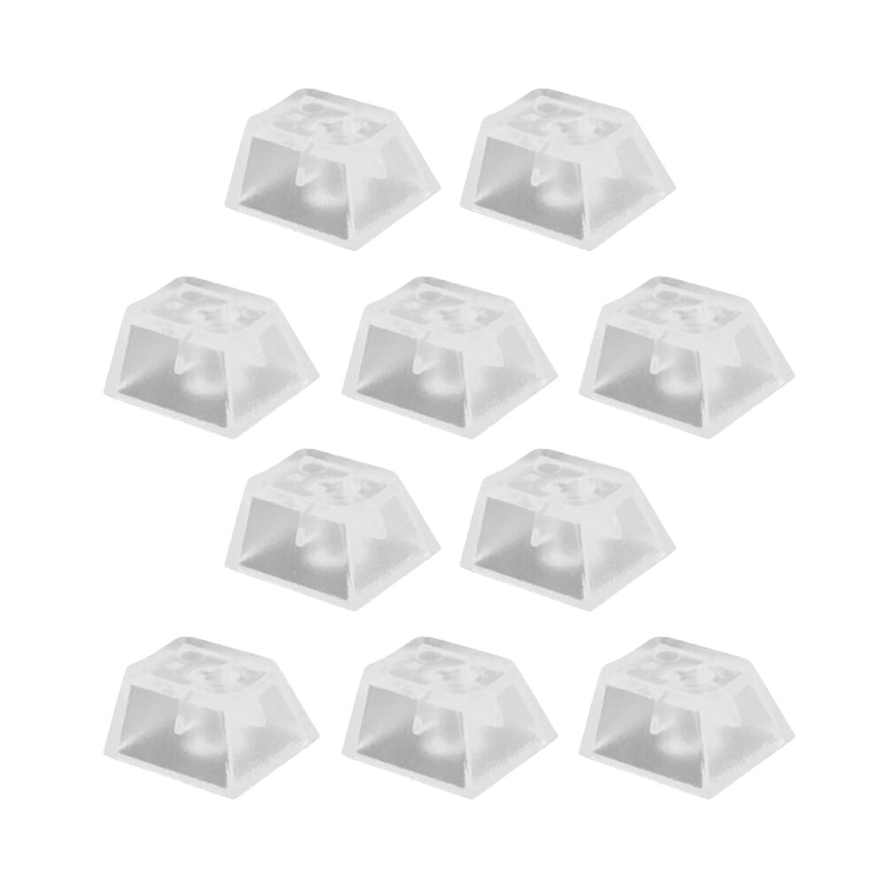 10 Pcs Transparent Keycap Wired Keyboard and Mouse Blank Keycaps ...