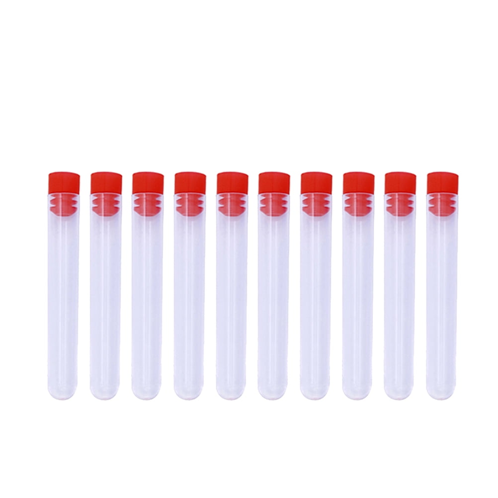OUNONA 10 Pcs Transparent Plastic Storage Bottles for Needles Beads ...