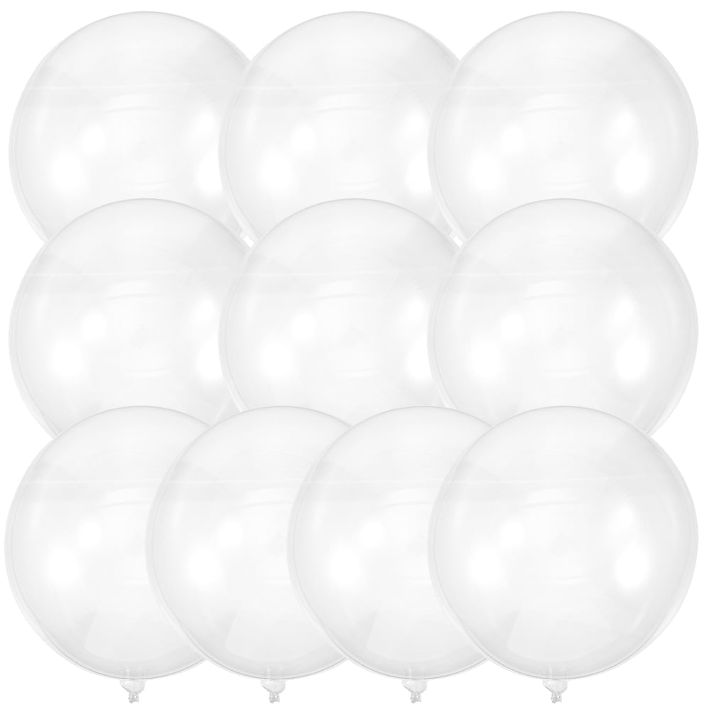 10 Pcs Transparent Wave Balloon Balloons Clear Wedding Baby Shower ...