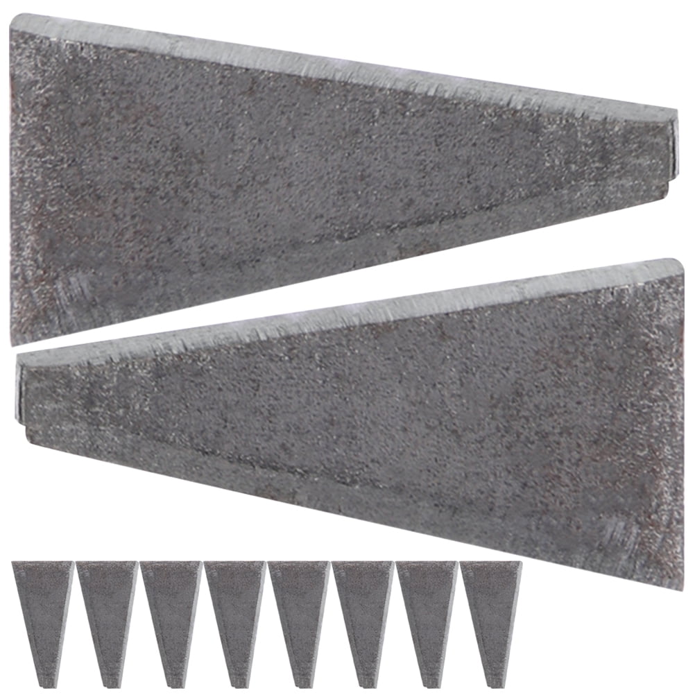10 Pcs Triangle Wedge Hammer Carbon Steel Wedge Sturdy Axe Wedge Axes ...