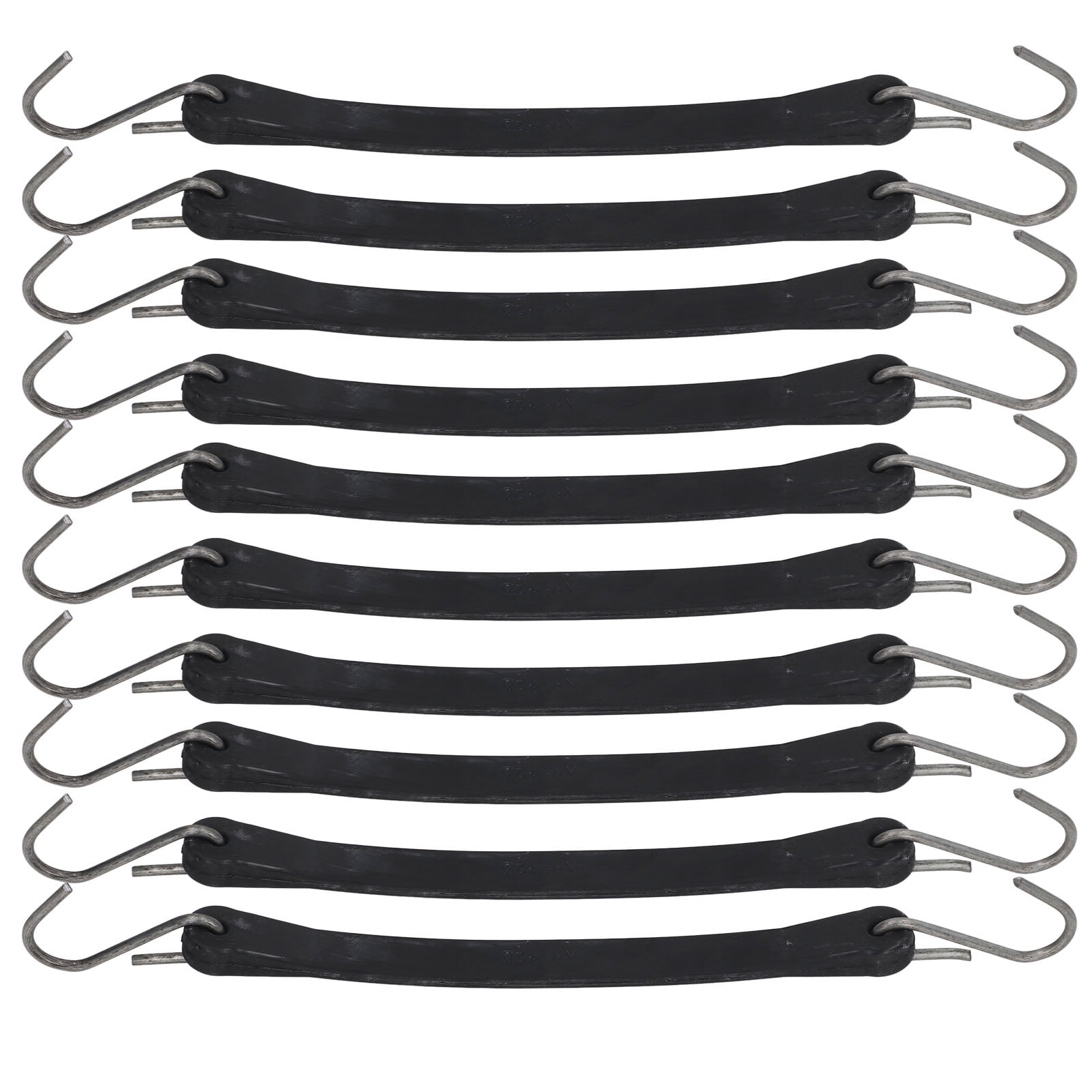 10 Pcs Truck Tie Down Cord 10in Heavy Duty Motorcycle Trailer Tow Rope ...