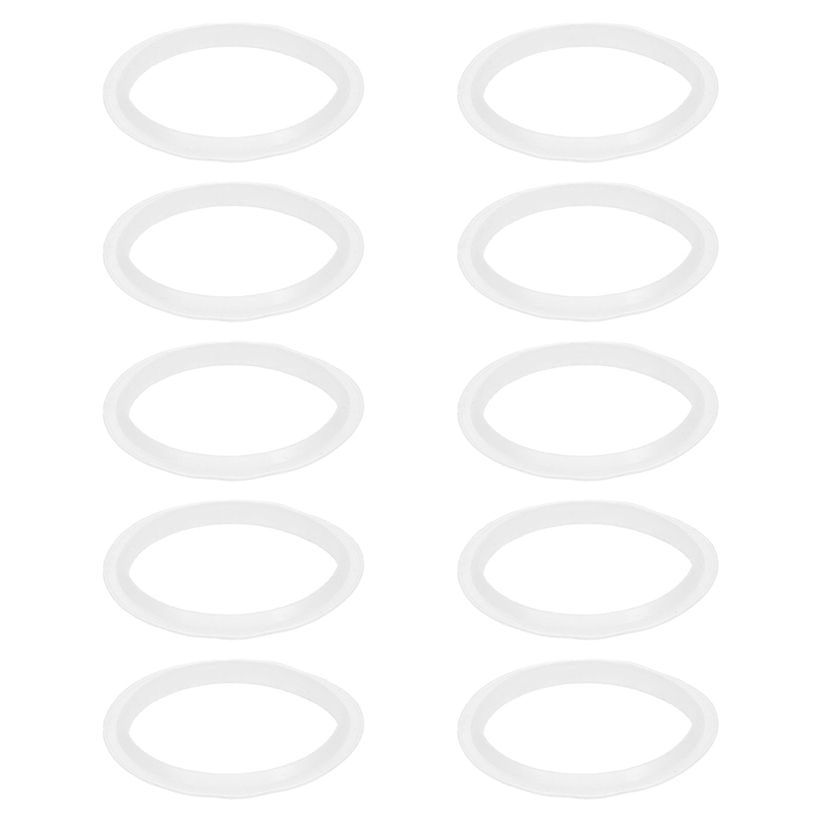 10 Pcs Tub Overflow Gasket Replacement Pacifiers Transparent - Walmart.com