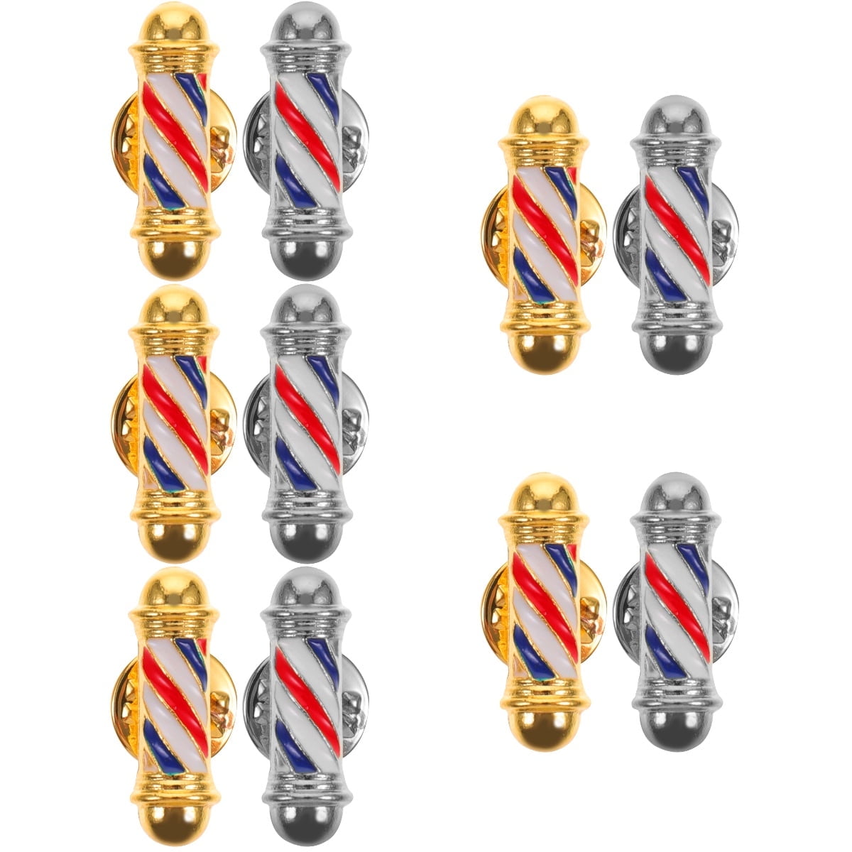 10 Pcs Turning Light Brooch but Married Enamel Pins Safety for Clothes ...