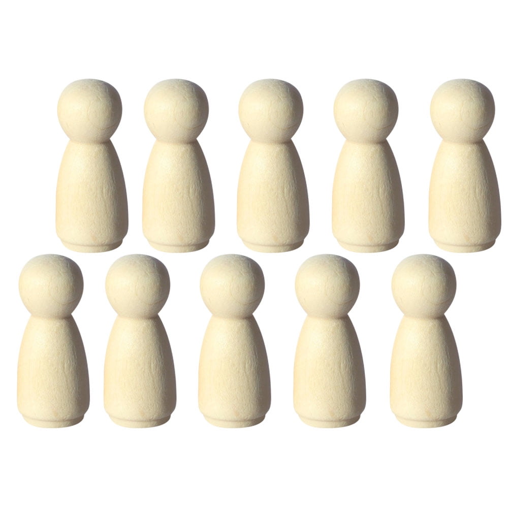 FUEENIRVA DIY Mini Ornament Unfinished Wood Crafts For Kids Artists ...