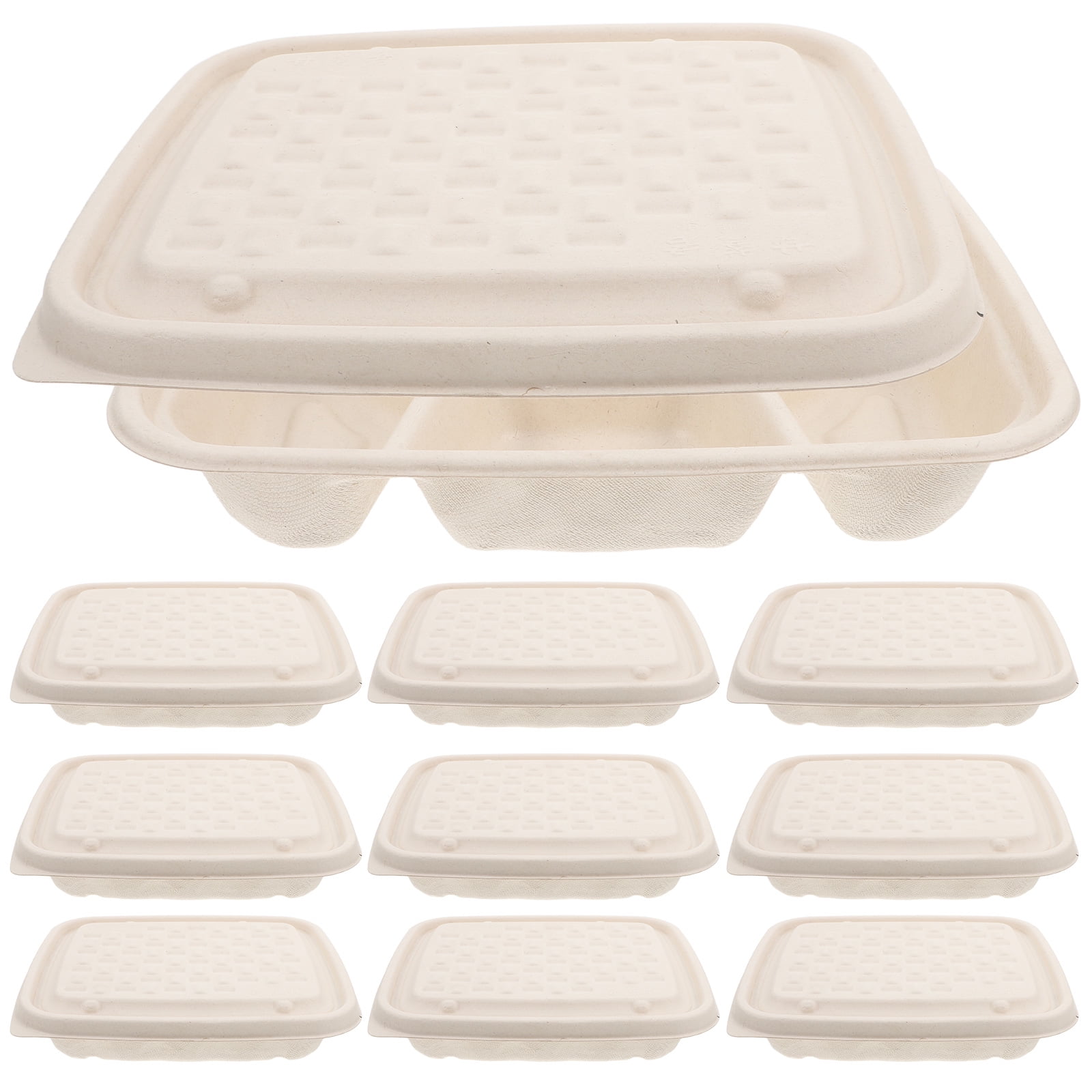 10 Pcs Valve Cover Sprinkler Lunch Box Heavy Duty Food Containers ...