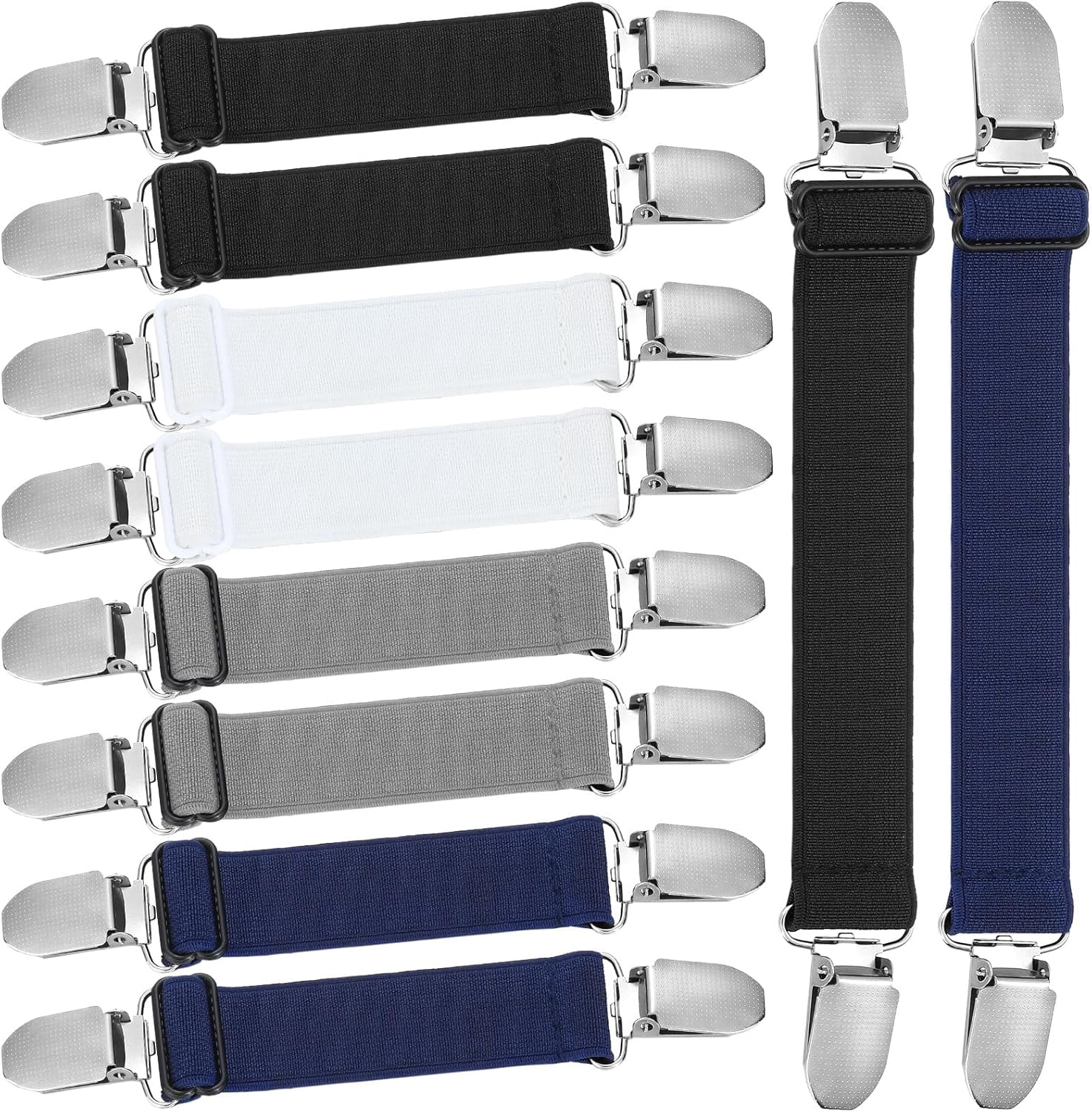 10 Pcs Waist Cinch Clip Belt Pant Waist Tightener Adjustable Sandal ...
