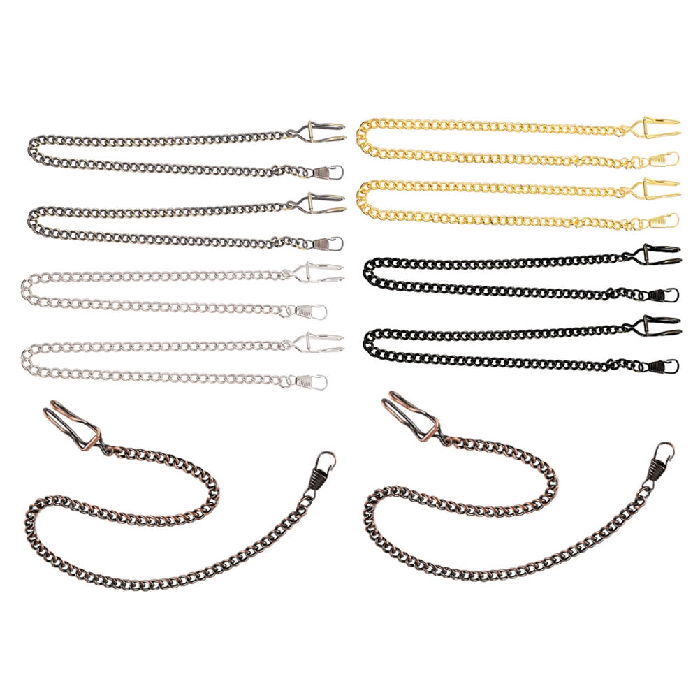 ifundom 10 Pcs Pocket Watch Chains Classic Alloy Jean Chain Women ...