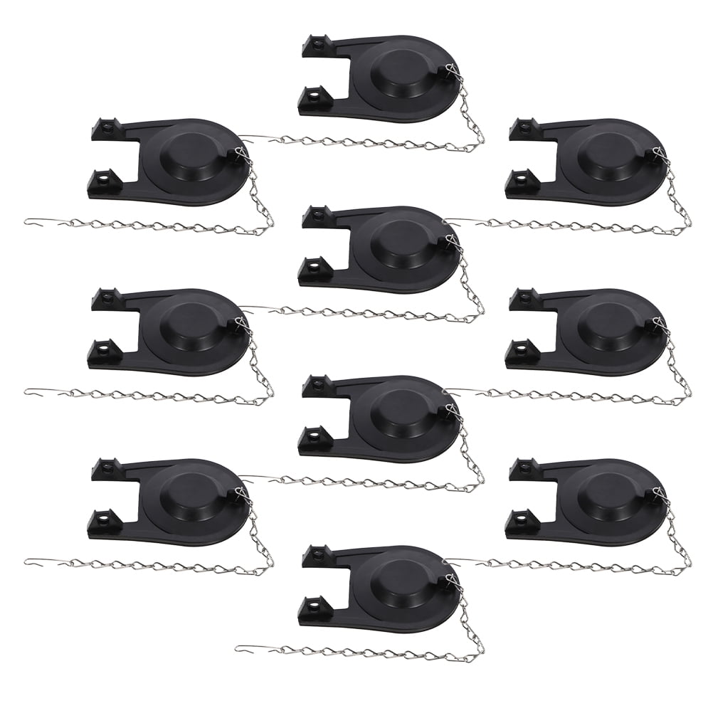 10 Pcs Water Stop Valve Flapper Toilet Parts Universal Tank Case Bowl ...