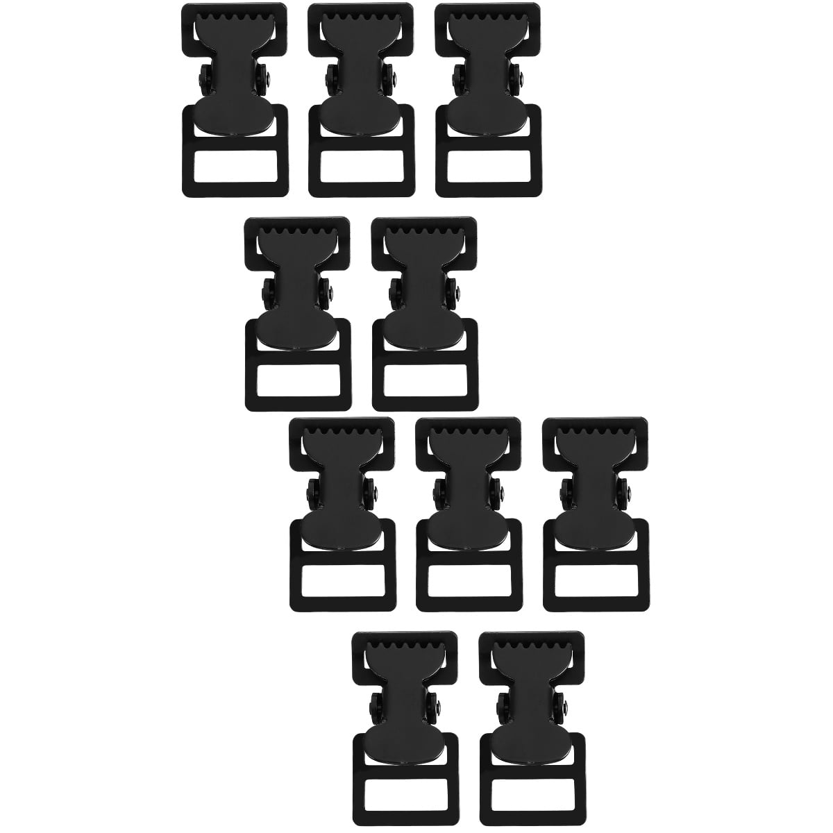 FENGGUIQU 10 pcs Quick Release Iron Buckles for Webbing Medical Use and ...