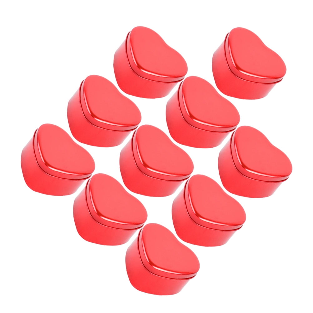 10 Pcs Wedding Candy Jar Tinplate Boxes Gift Decor Metal Container with ...