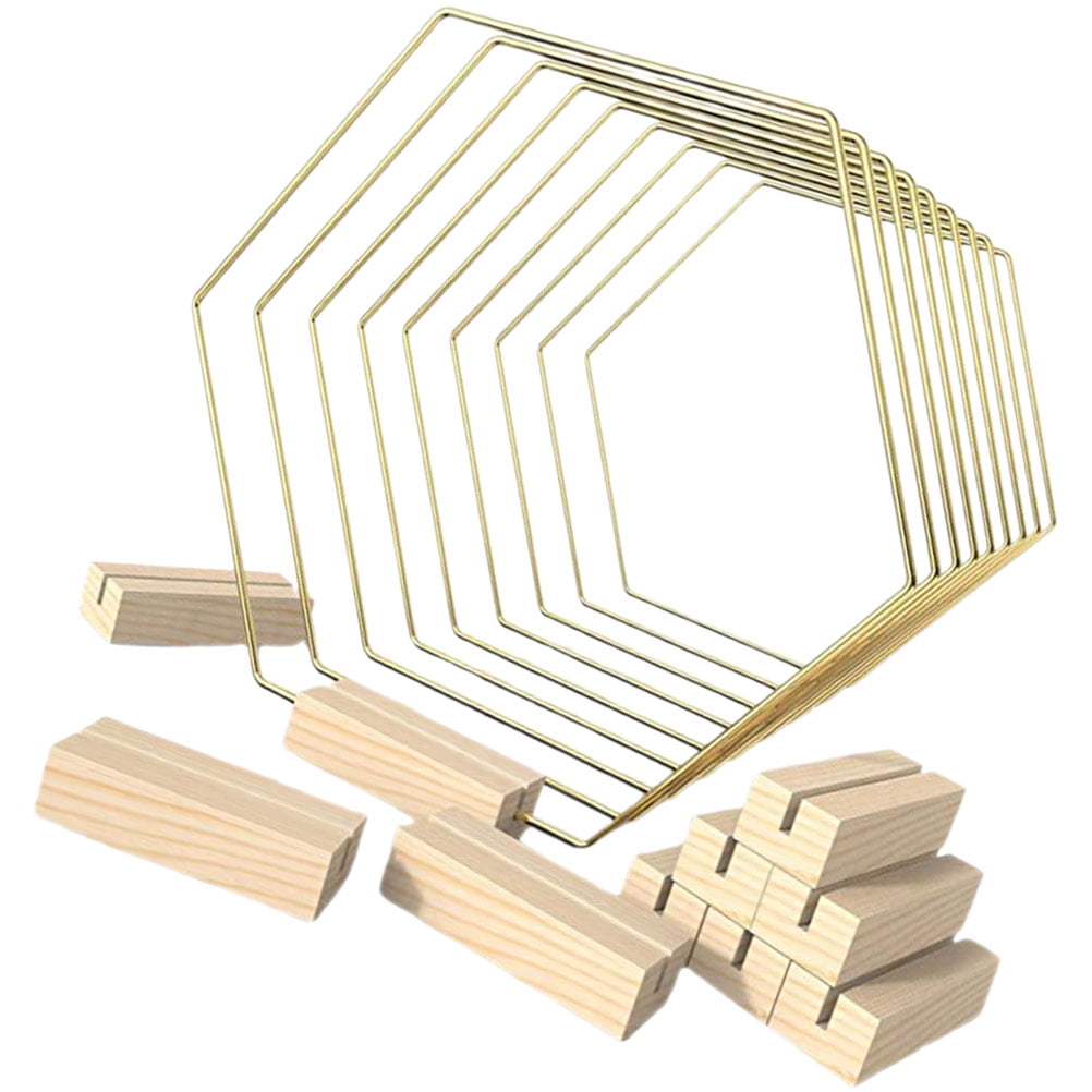10 Pcs Wedding Table Centerpiece Metal Wreath Frame Rings Centerpieces ...