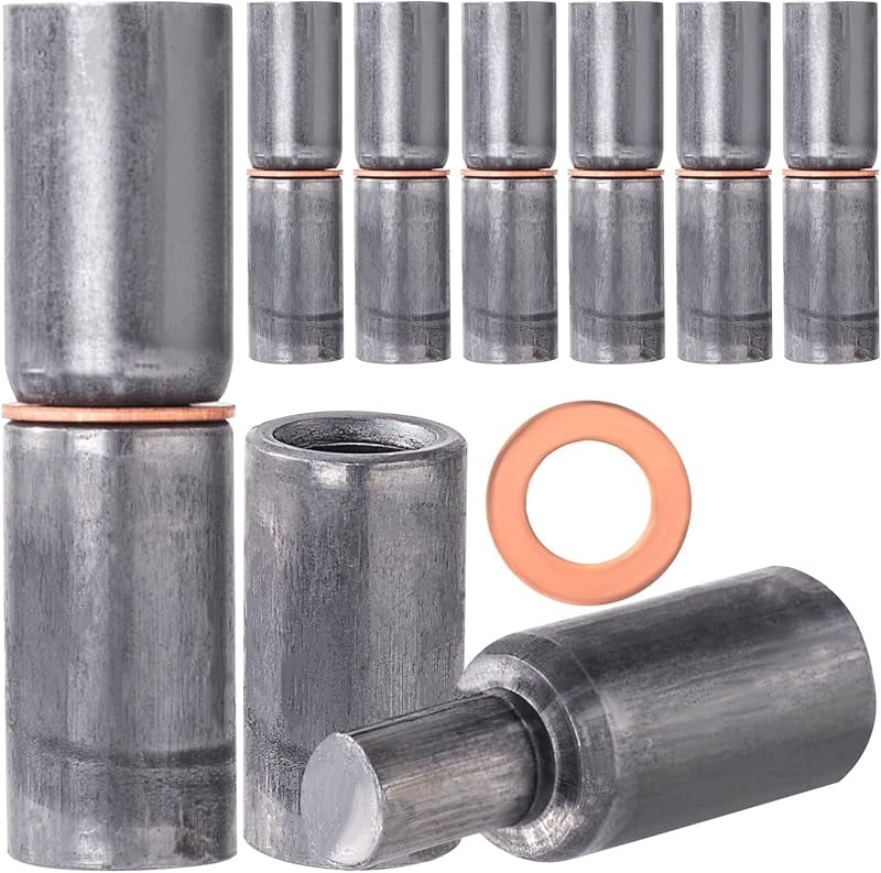 10 Pcs Weldable Barrel Hinges 2-1/2" Long 3/8" Diameter Heavy Duty ...
