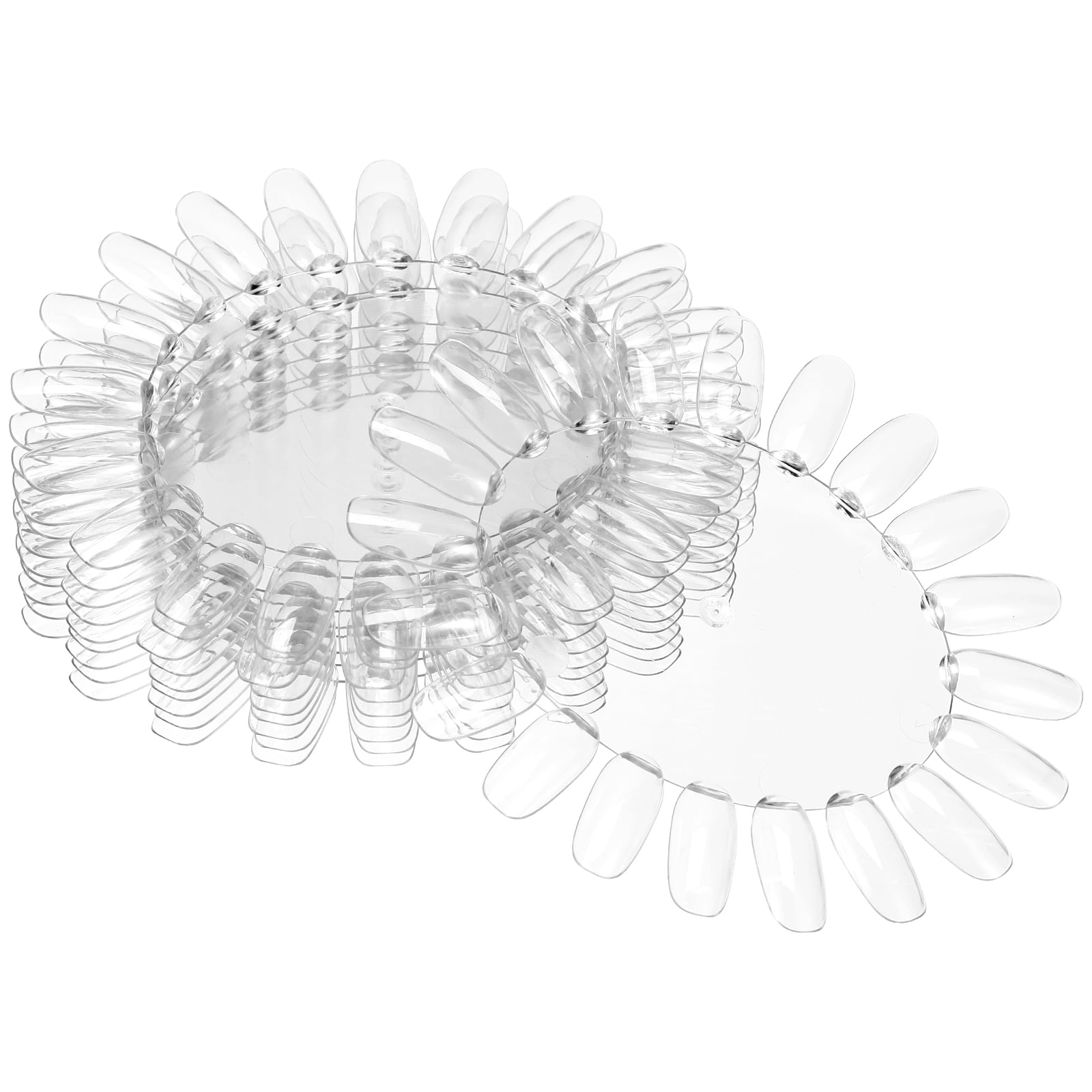 10 Pcs Wheel Nail Display Shelf Tips Stand Polish Color Chart Tools ...