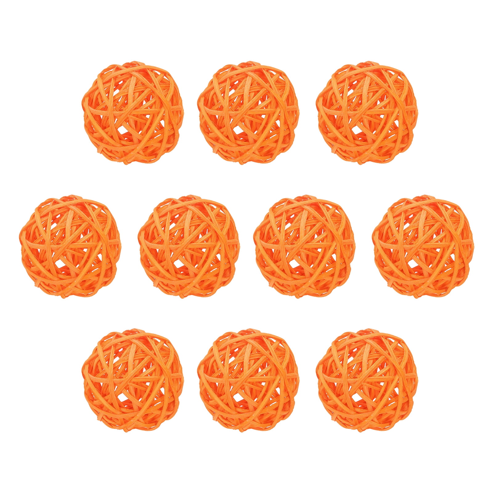 10 Pcs Wicker Rattan Balls 2.4 Inch Rattan Decorative Balls for Vase ...