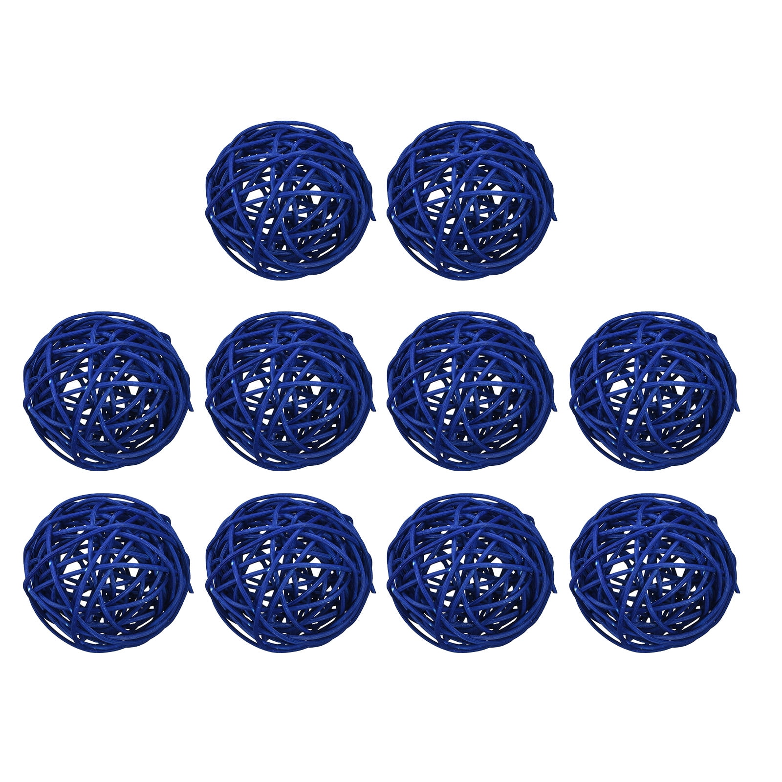 10 Pcs Wicker Rattan Balls 3.2 Inch Rattan Balls Vase Fillers for ...