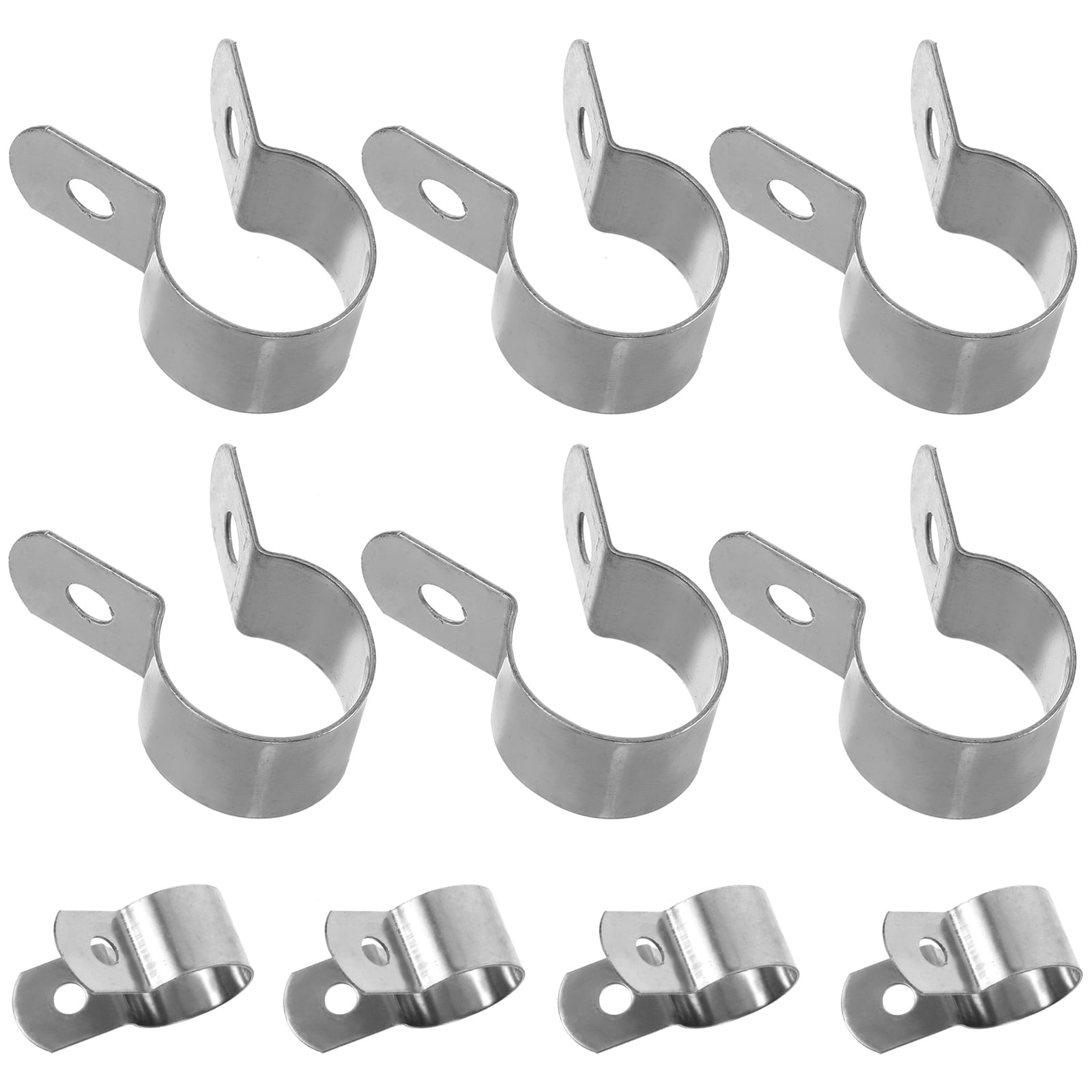10 Pcs Wire Clamp Metal Pipe Hose Electrical Clamps Brackets Set ...