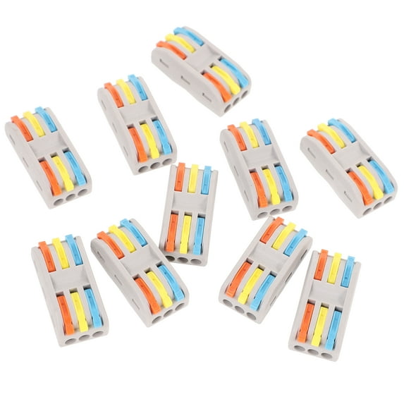 10 Pcs Wire Connector Connectors Electrical Quick Splice Leverage ...