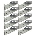 10 Pcs Wire Door Corner Code Trapezoid Angle Brackets 6.50X3.00X1.00CM ...