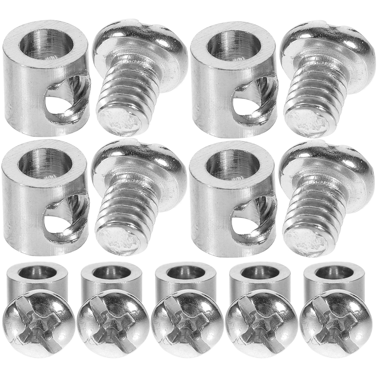 Cable Clamp Wire Fastener for Cable Use Stainless Steel Silver 10pcs ...