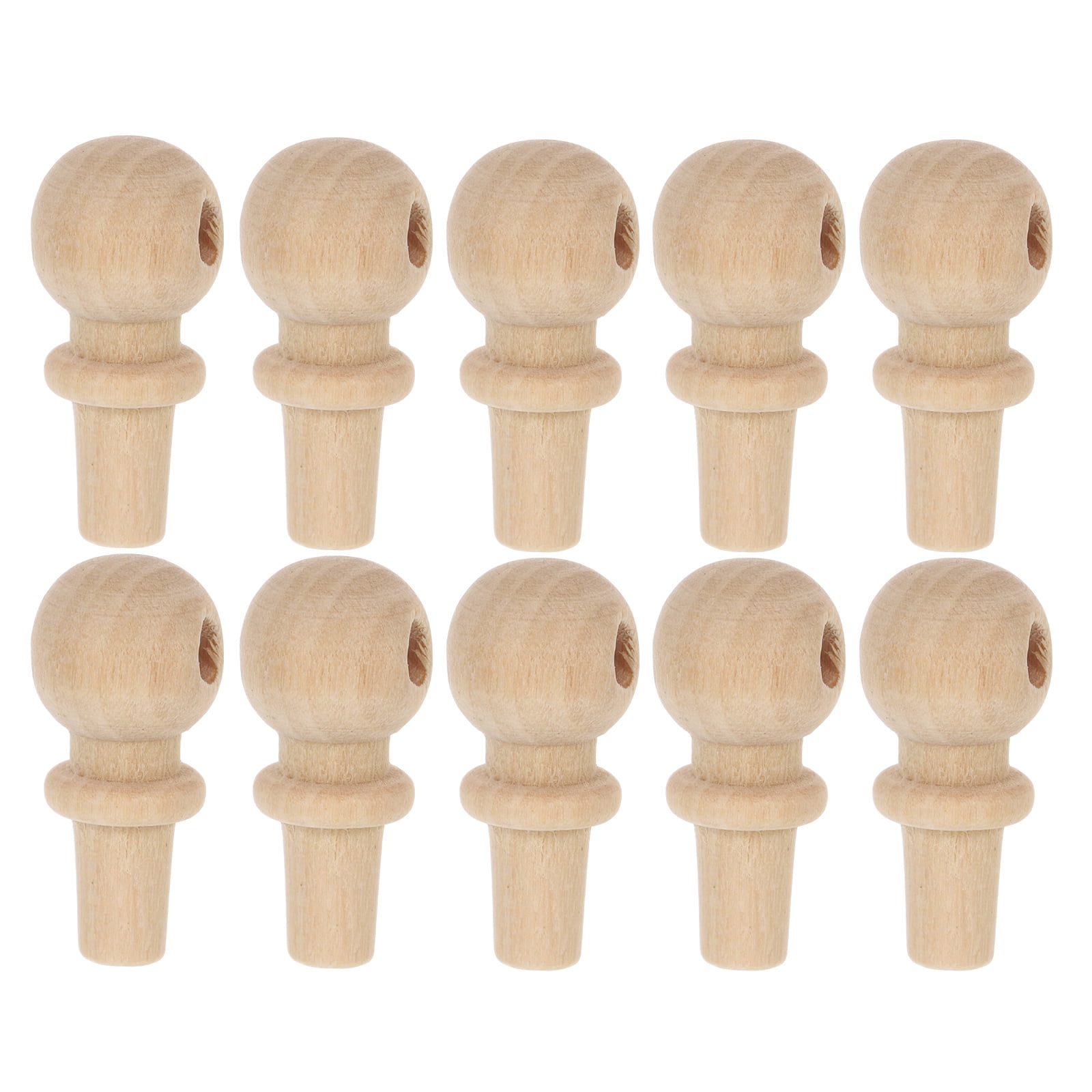10 Pcs Wood Shaker Racks for Hanging Mini Wooden Pegs Beige - Walmart.com
