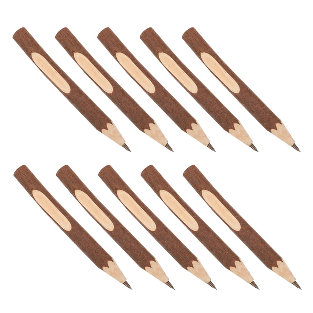 10 Pcs Wooden Ballpoint Pen Unique Ballpoint Pens Household Gift Pen ...