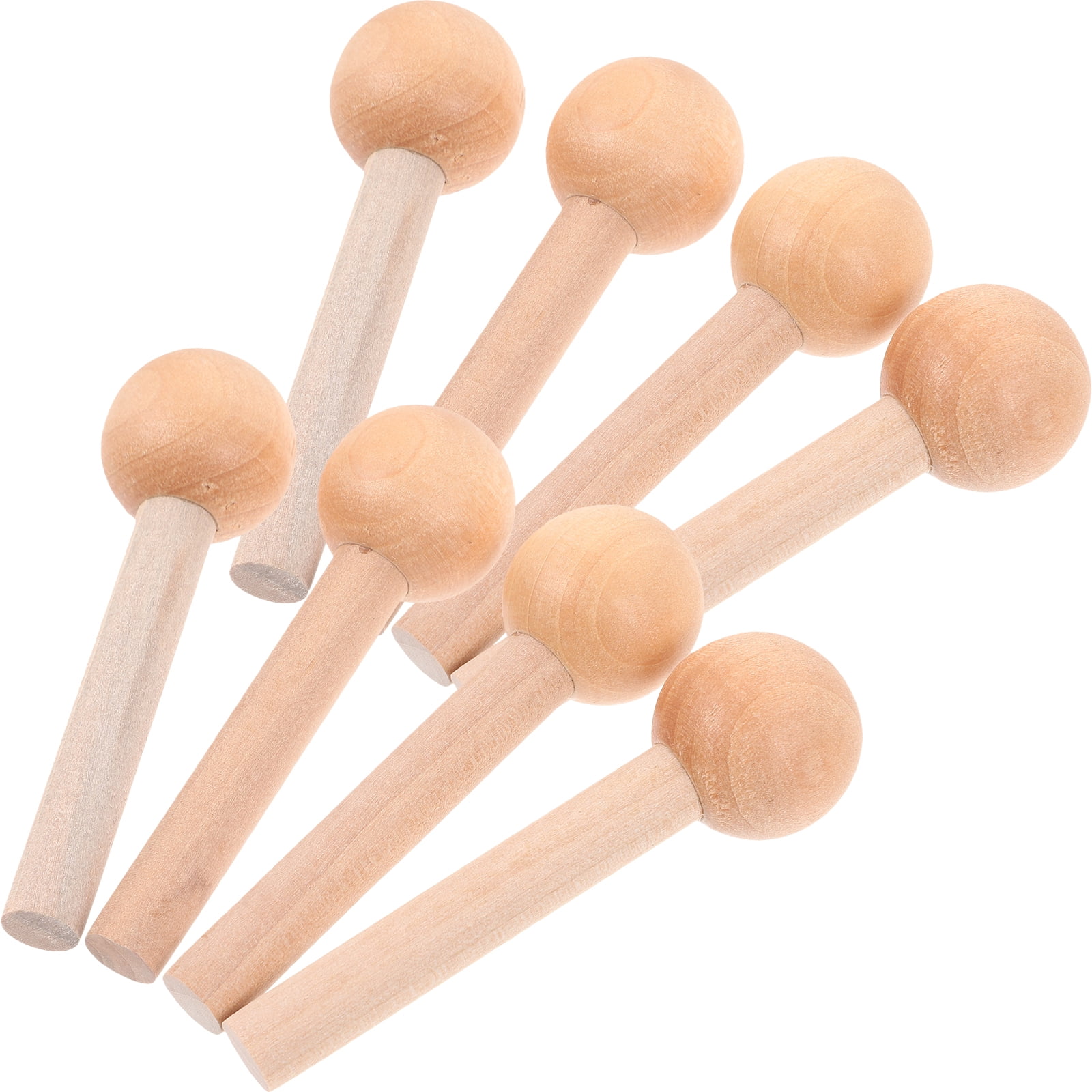 10 Pcs Wooden Dowel Pegs Dowel Hook Grid Matchstick Hole Board 8.00X2.20X2.20CM - Walmart.com