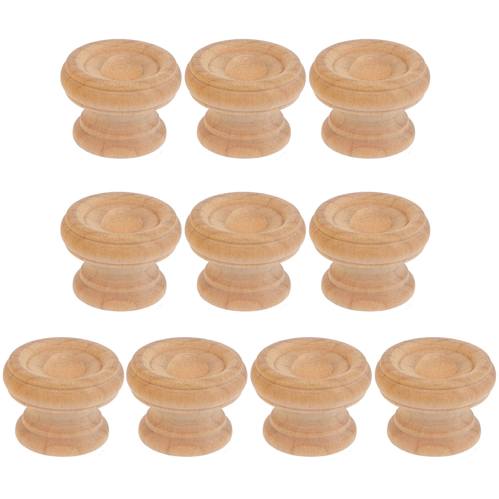 10 Pcs Wooden Handle Handles for The Nursery Cabinet Door Delicate ...