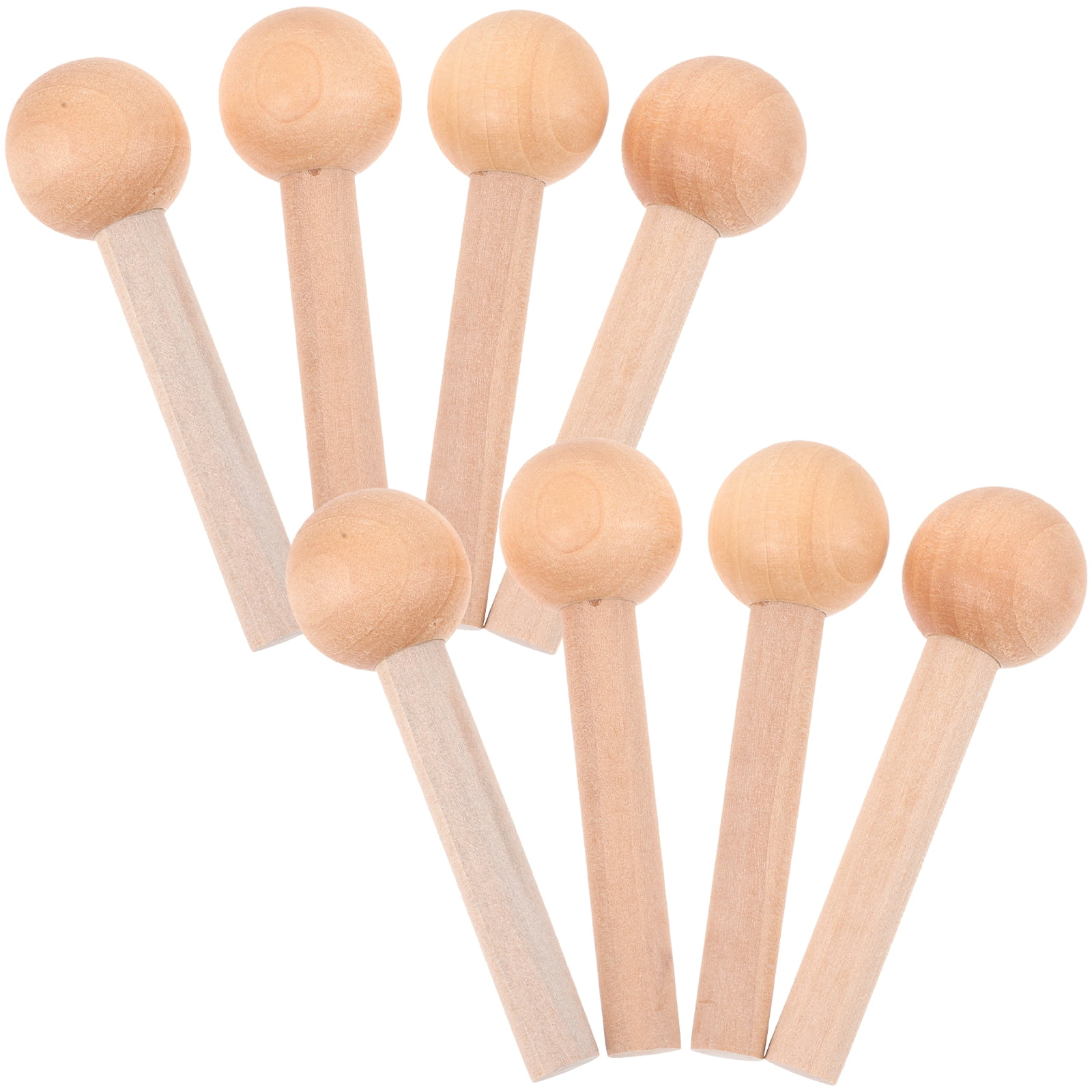 10 Pcs Wooden Pegs for Hanging Pegboard Dowel Hook Grid Toy - Walmart.com