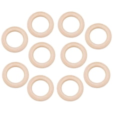Wood Craft Rings for DIY Jewelry and Decor | Arts Crafts & Sewing