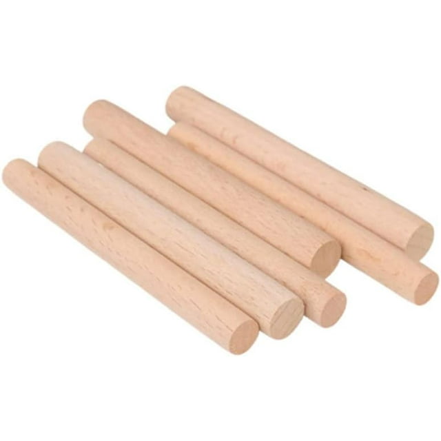 10 Pcs Wooden rods Wooden Dowel Sticks Large Wooden dowels Decorative ...