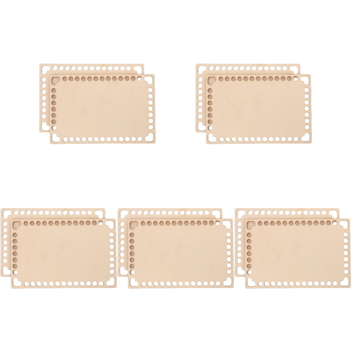 10 Pcs Woven Bag Base Crochet Basket Handbags Cross Body Purses Bottom ...