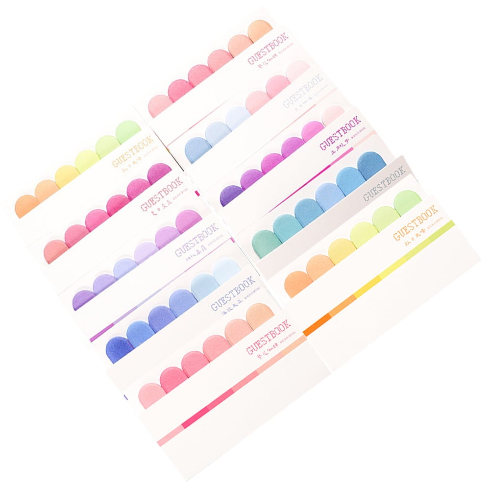 10 Pcs Marking Stickers Colorful Marker Sticky Tabs Self Adhesive Page ...