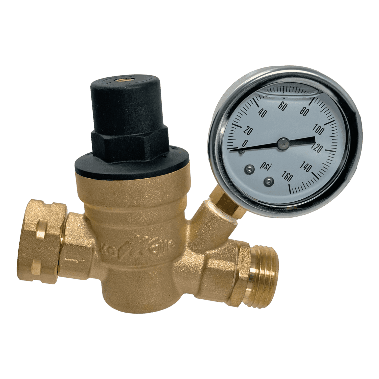 10 Pcs XFITTING 3/4 Inch Water Pressure Regulator with Gauge - Walmart.com