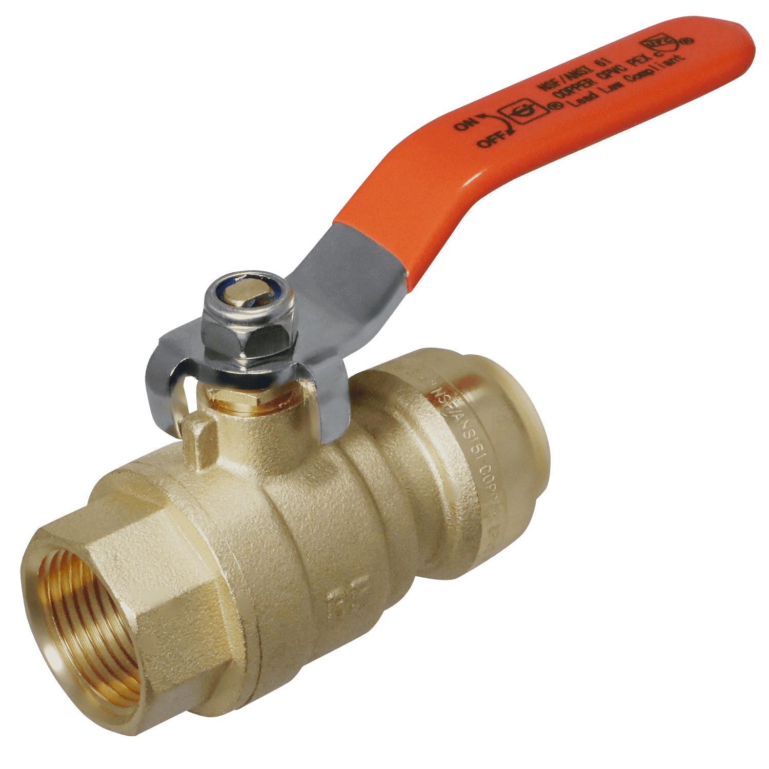 10 Pcs XFITTING 3/4" Push Fit X 3/4" Female NPT Ball Valve, Push to Connect Female Ball Valve ...