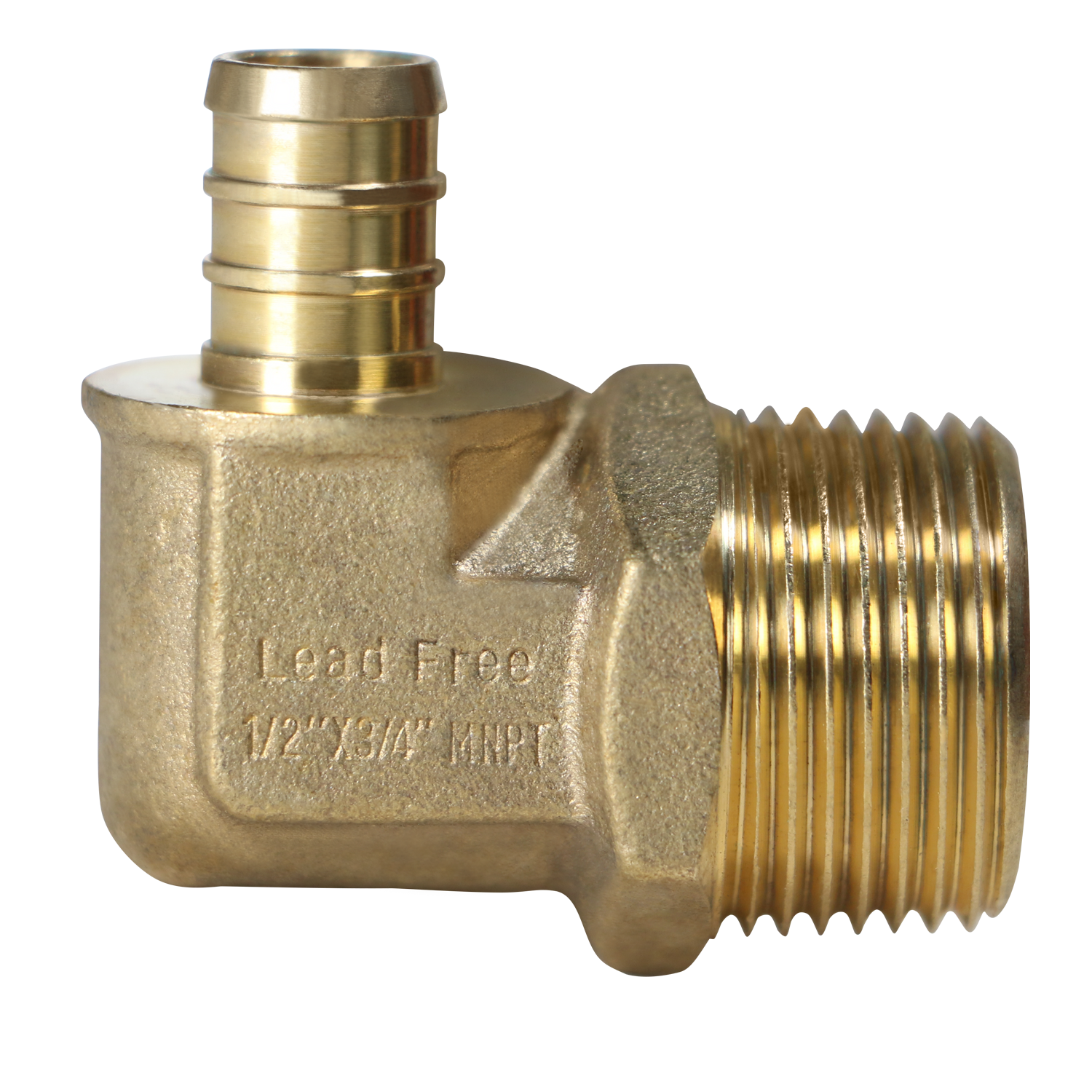 Libra Supply 3/4 inch PEX to 1/2 inch MIP PPSU PEX Male Adapter, Barb x MIP, (Bag of 10 pcs ...