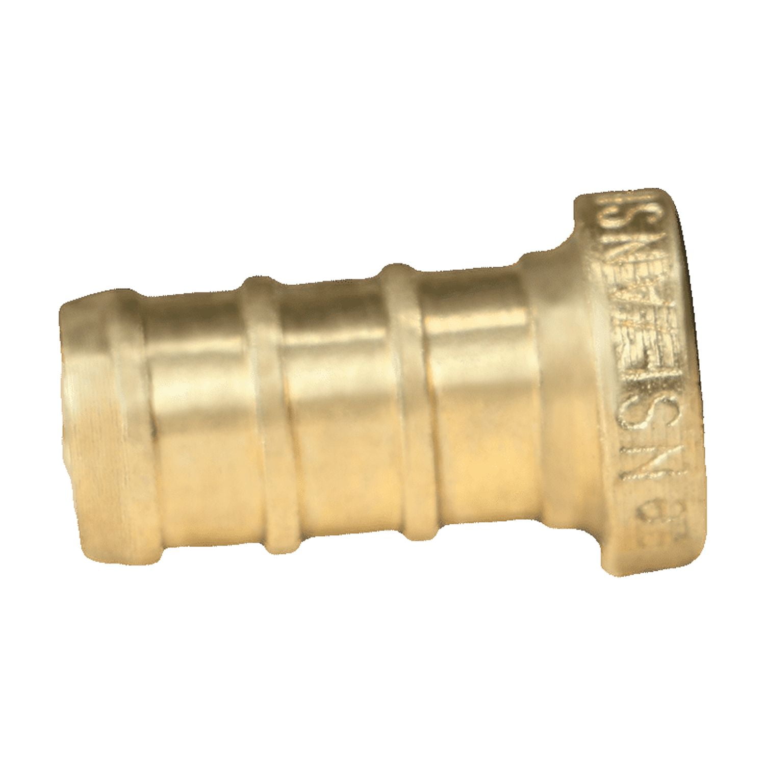 10 Pcs XFITTING Barb Crimp 3/8 Inch Pex Plug End Cap, Brass, 25-5-6=10X - Walmart.com