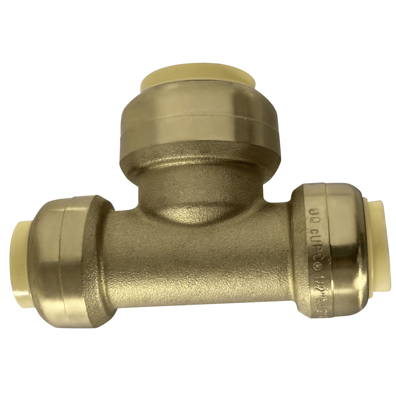 10 Pcs XFITTING Push Fit 1/2 Inch x 1/2 Inch x 3/4 Inch Push Fit Reducing Tee, 27-5-4=10XX ...