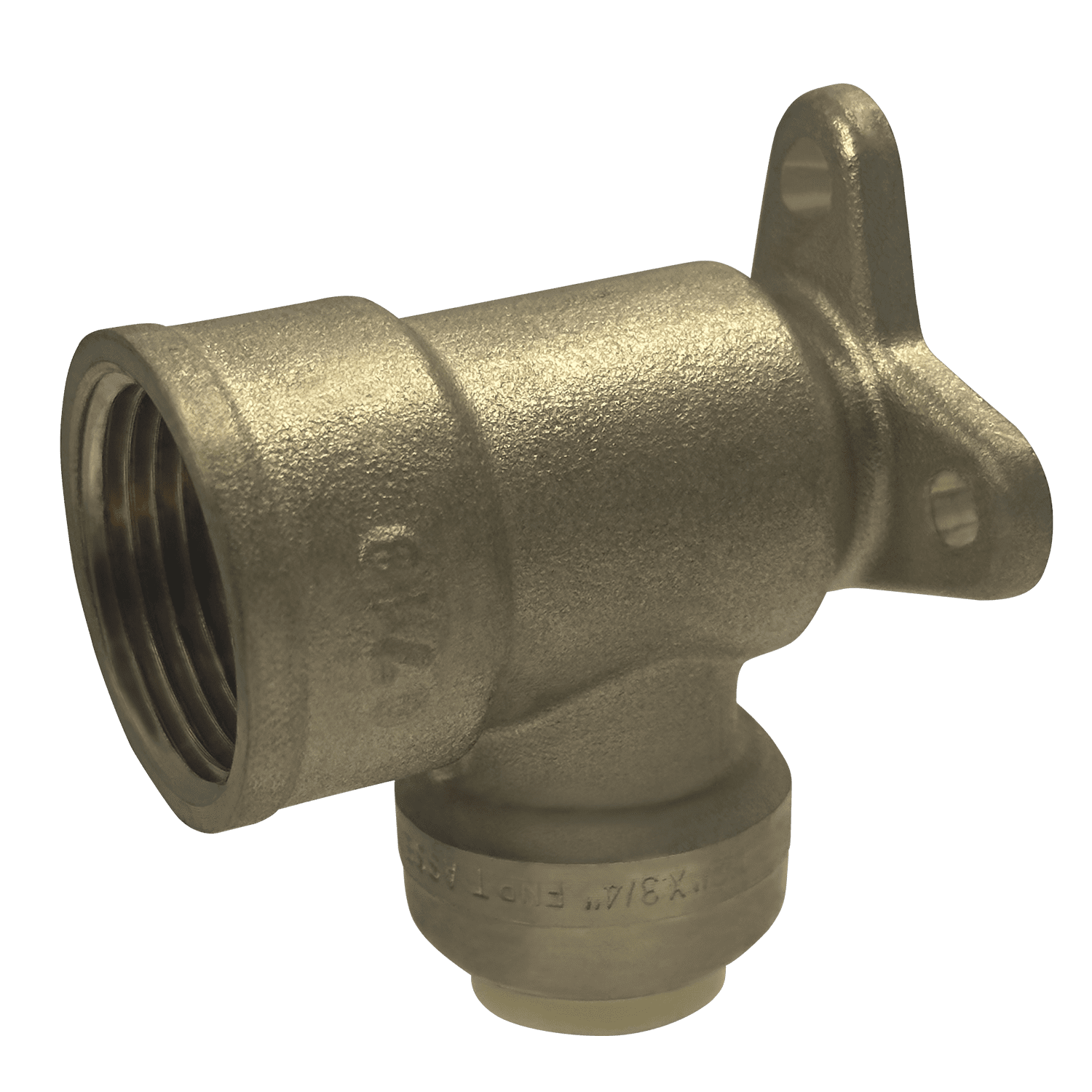 10 Pcs XFITTING Push Fit 1/2 Inch x 3/4 Inch Female NPT Elbow with Drop Ear, - Walmart.com