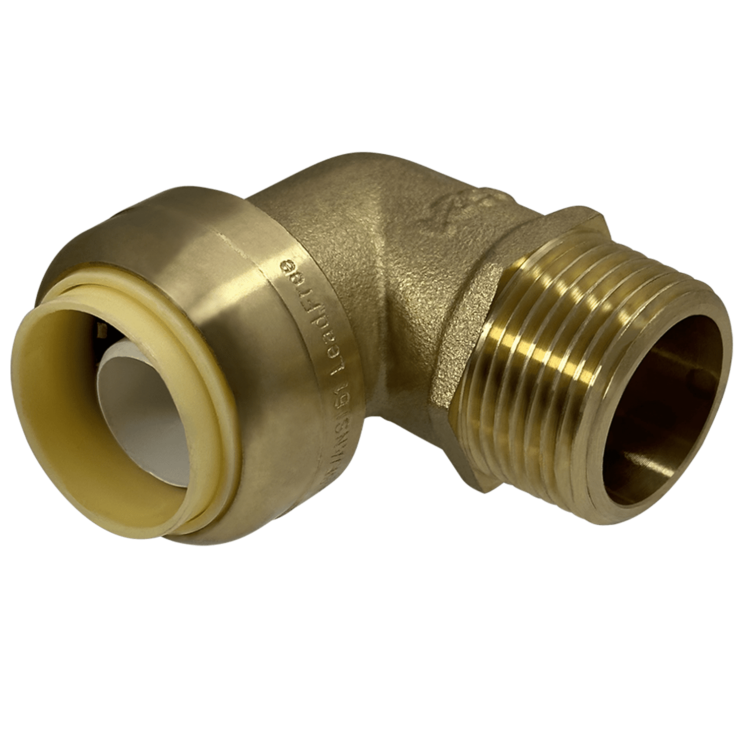 10 Pcs XFITTING Push Fit 3/4 Inch x 3/4 Inch Male NPT Elbow, 3/4" Inch Push Fit Male Elbow, 27-4 ...