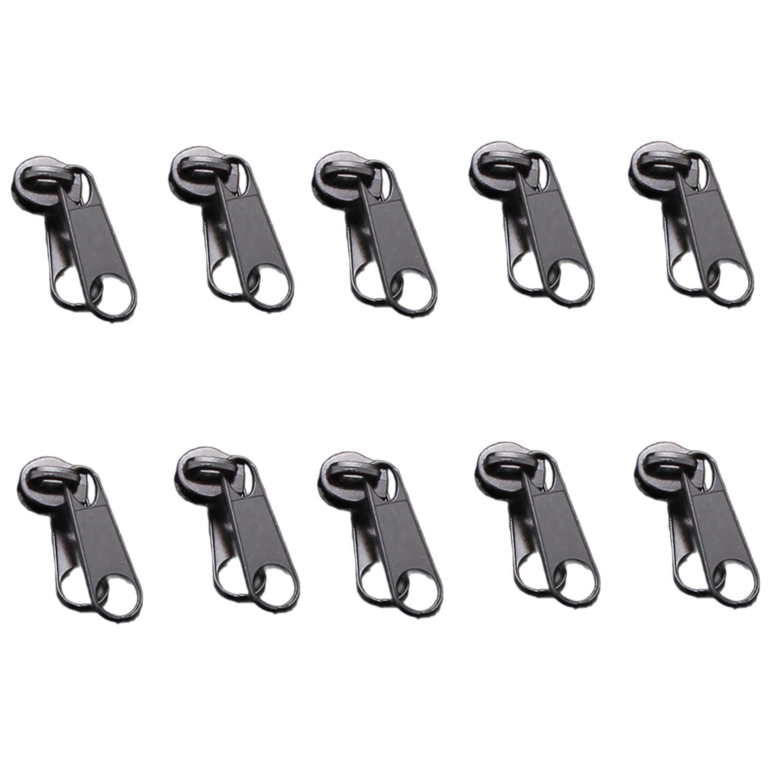 10 Pcs Zippers Pullers Single/Double Side Zip Slider 3# 5# Zippers Pull ...
