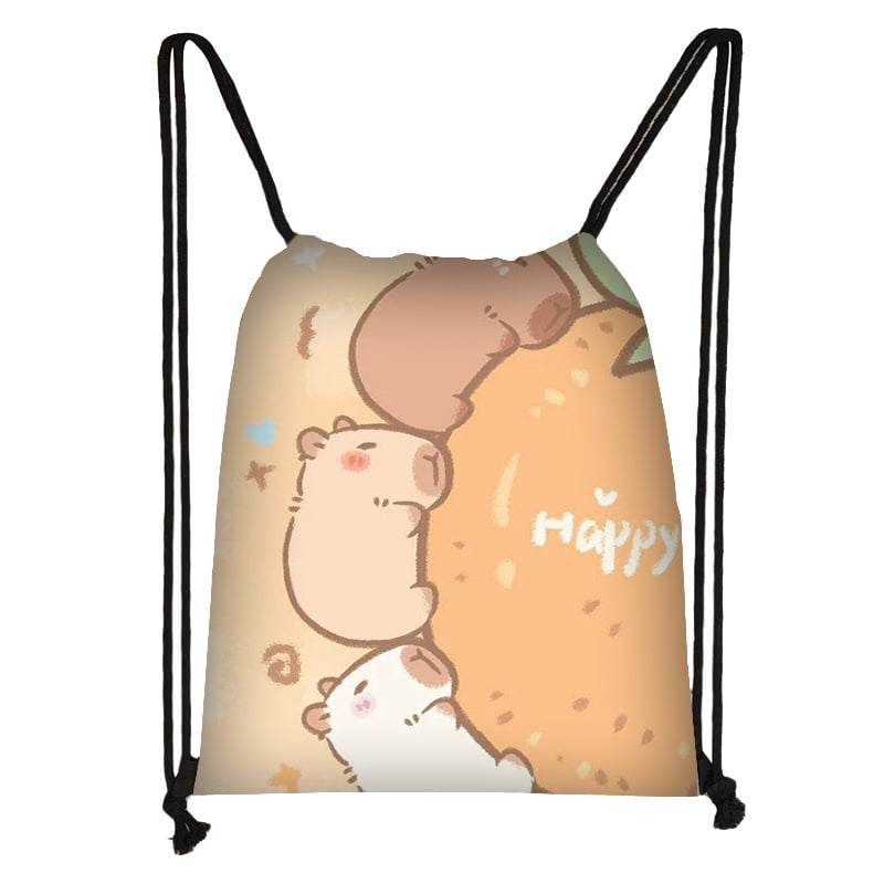 10 Pcs capybara Drawstring Bags capybara Birthday Party Decoration Bag Backpack for Birthday ...